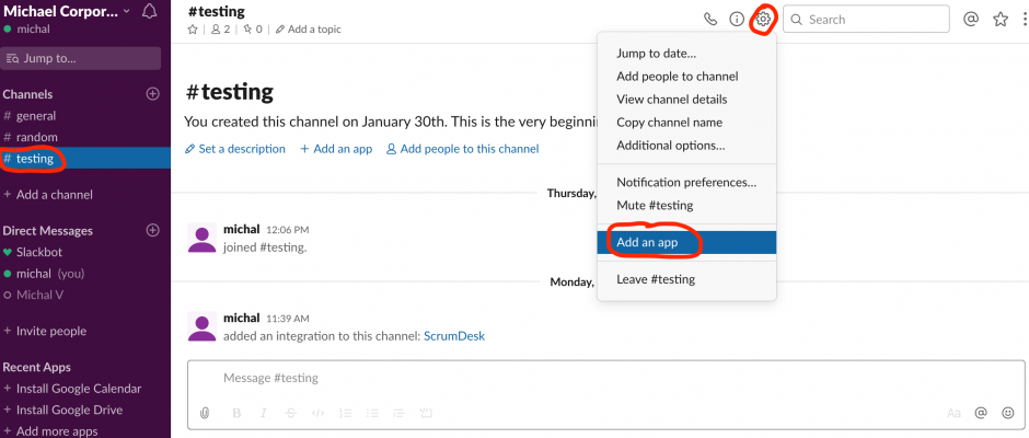 ScrumDesk and Slack talk together | ScrumDesk, Meaningful Agile